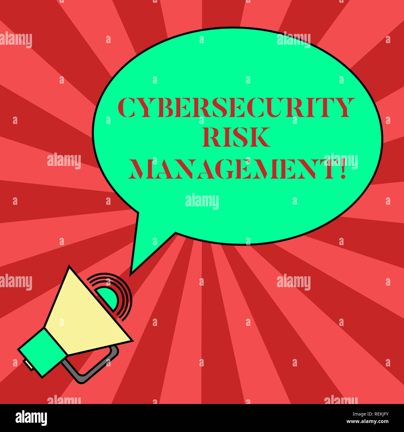 Handwriting text writing Cybersecurity Risk Management. Concept meaning ...