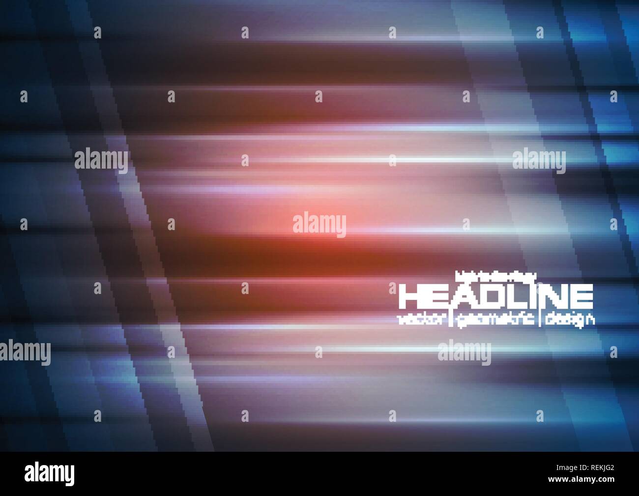 Red and blue abstract technology futuristic background. Vector glowing ...