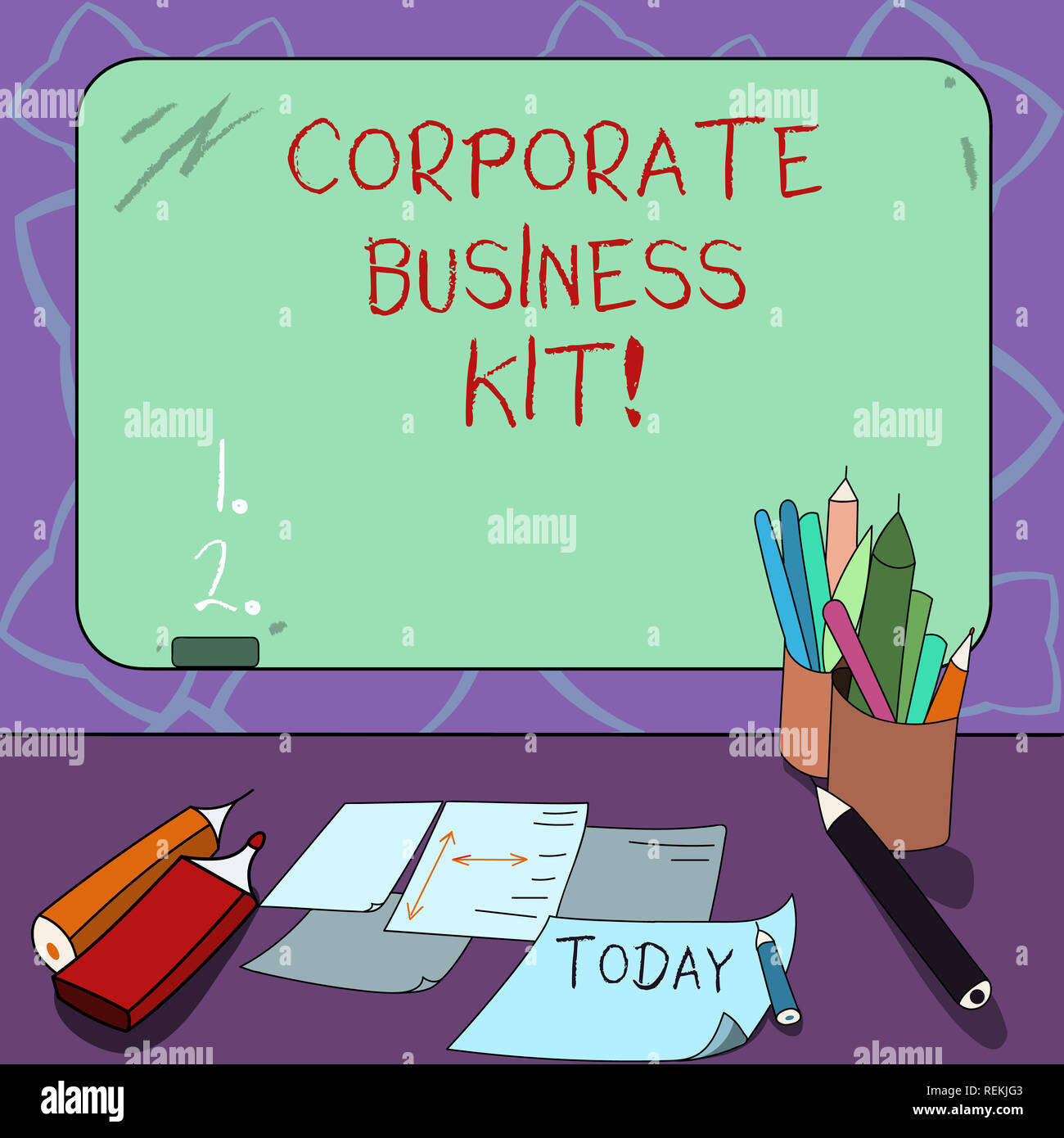 Word writing text Corporate Business Kit. Business concept for ...
