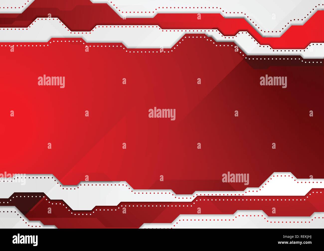 Red grey tech corporate background Stock Vector Images - Alamy
