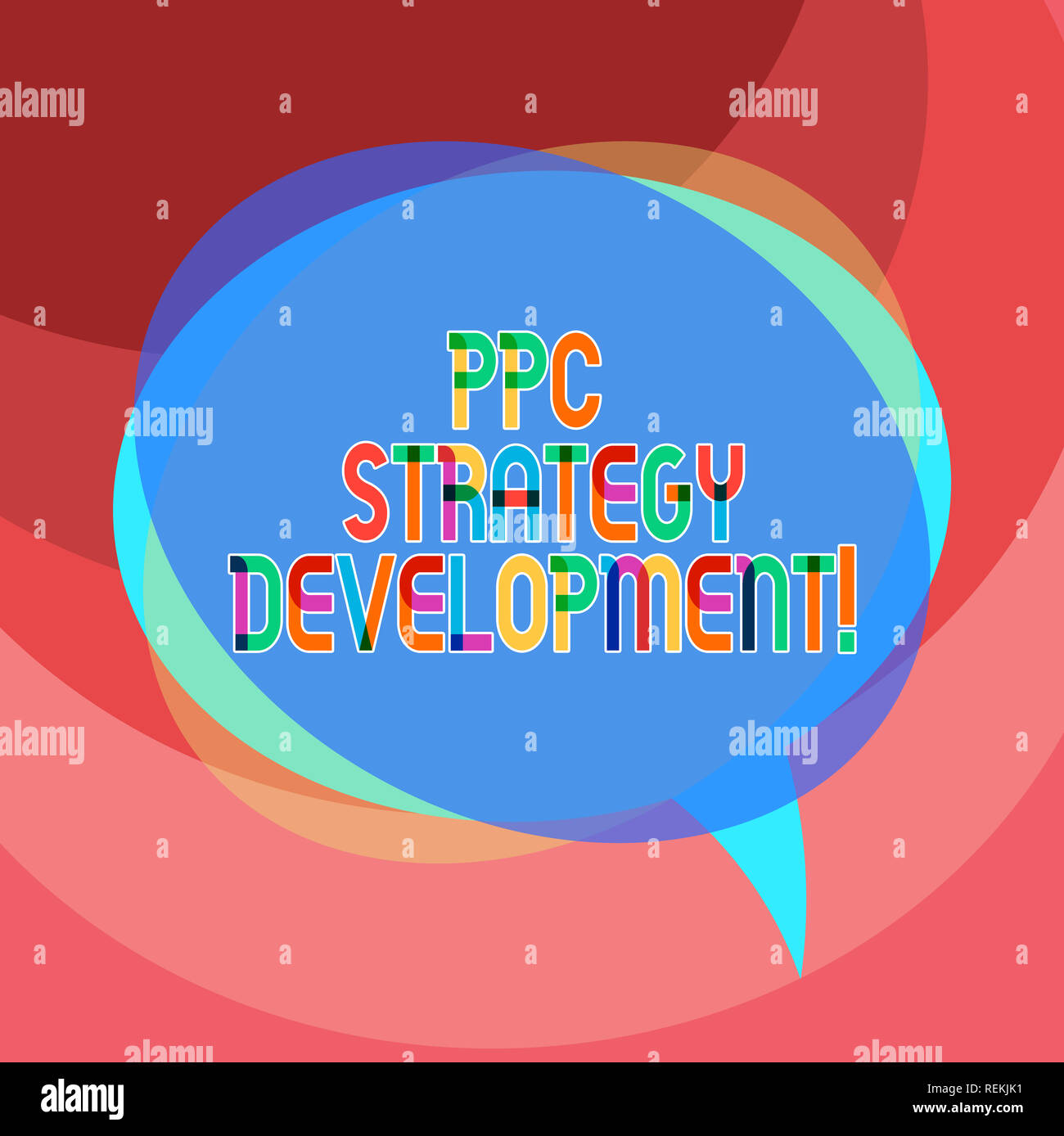 Handwriting text writing Ppc Strategy Development. Concept meaning To ...