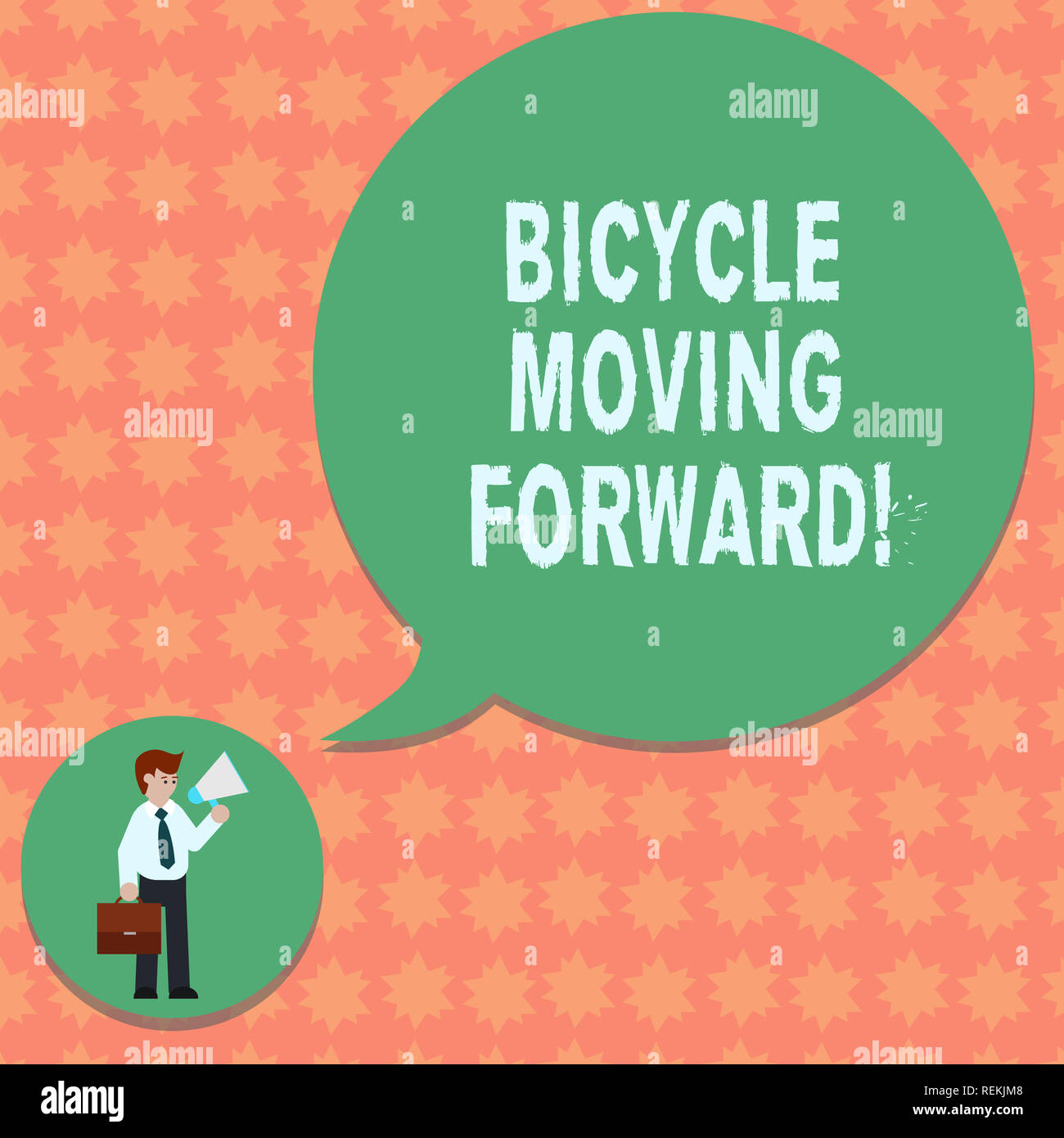 Writing note showing Bicycle Moving Forward. Business photo showcasing ...