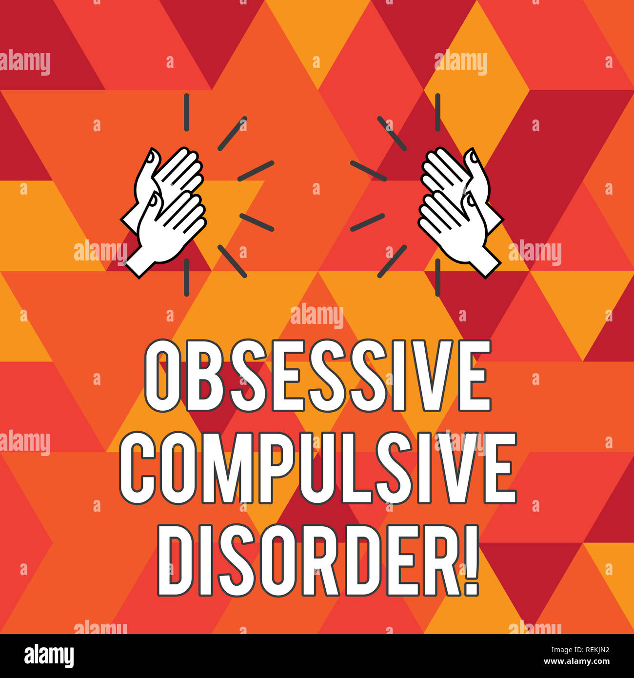 Writing note showing Obsessive Compulsive Disorder. Business photo ...