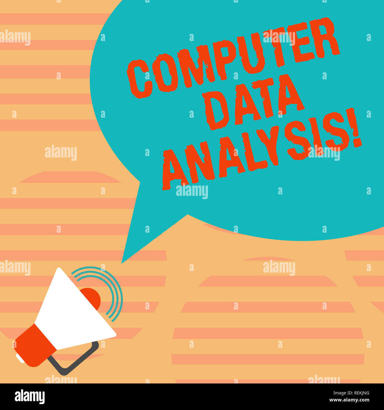 Word writing text Computer Data Analysis. Business concept for using computer to assist ...