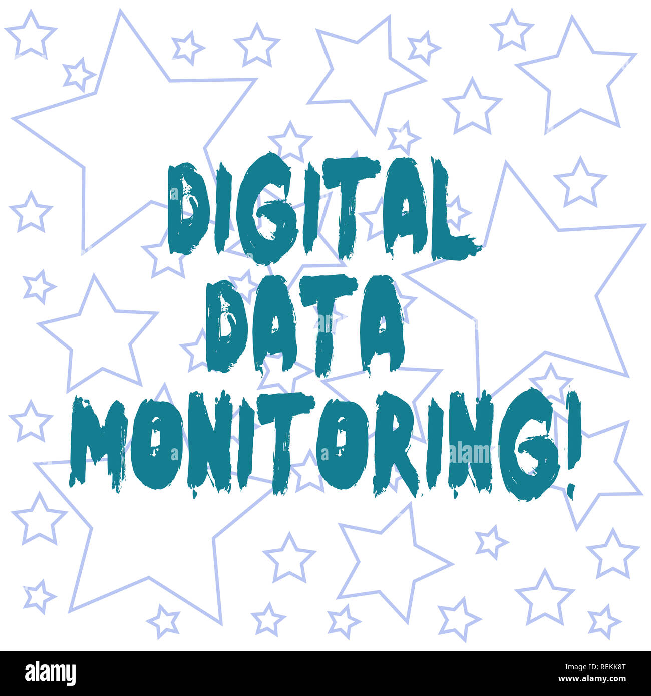 Text sign showing Digital Data Monitoring. Conceptual photo Routine ...