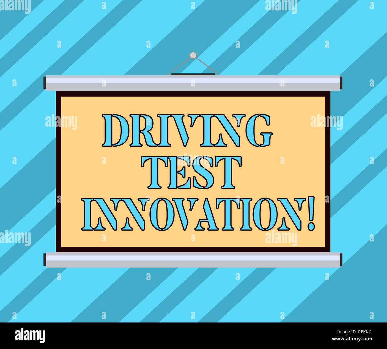 Text sign showing Driving Test Innovation. Conceptual photo Advance car ...