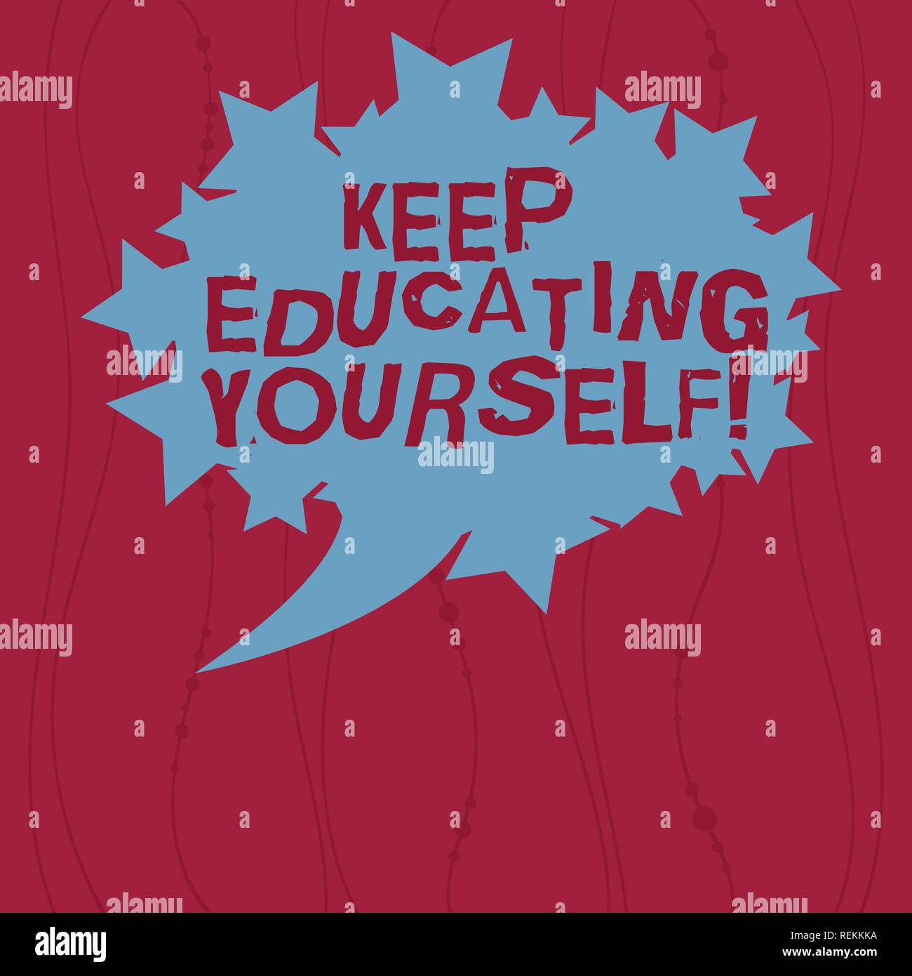 Writing note showing Keep Educating Yourself. Business photo showcasing Never stop learning ...