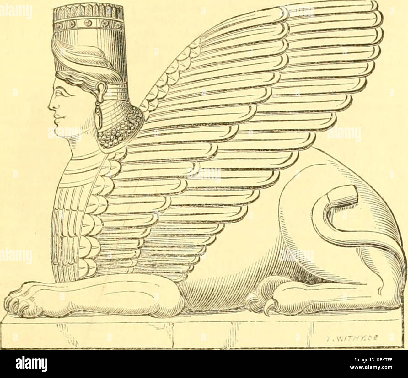 Human headed sphinx hi-res stock photography and images - Alamy