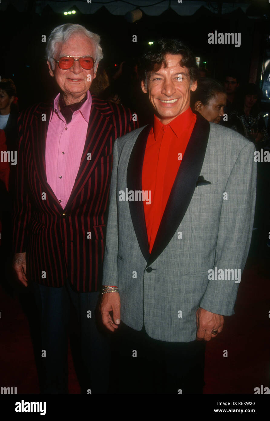 HOLLYWOOD, CA - OCTOBER 11: Actor Buddy Ebsen and actor Jim Varney ...
