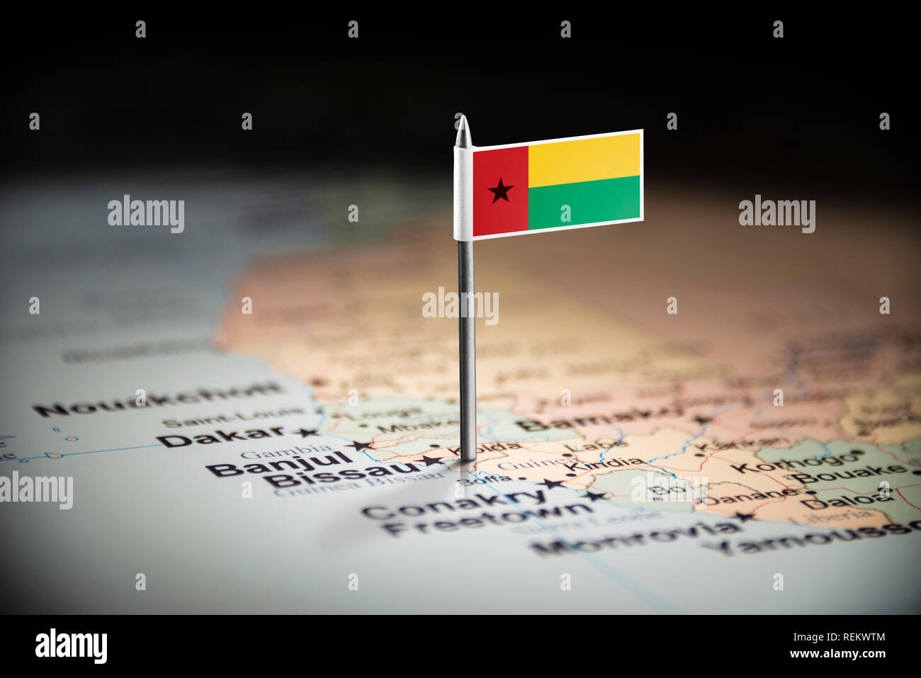 Guinea bissau political map hi-res stock photography and images - Alamy