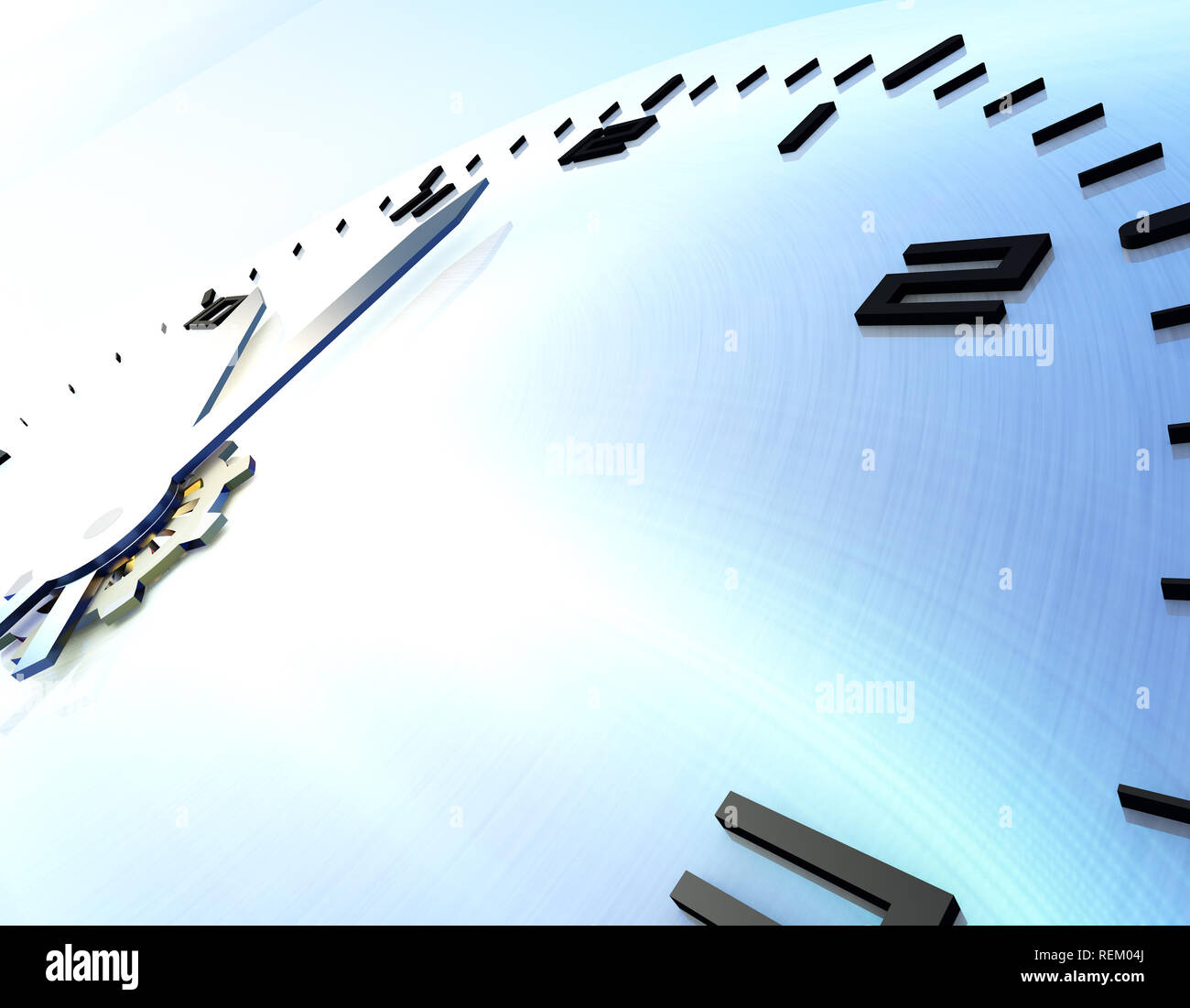 3D composite illustration, time accumulation, clock Stock Photo - Alamy