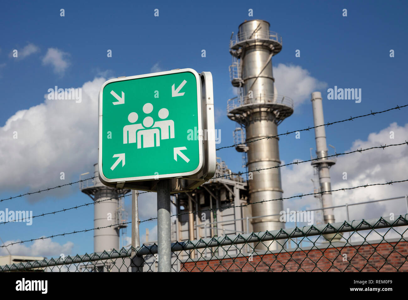 The Netherlands, Rotterdam, Port, harbour. Alco Energy biorefinery ...