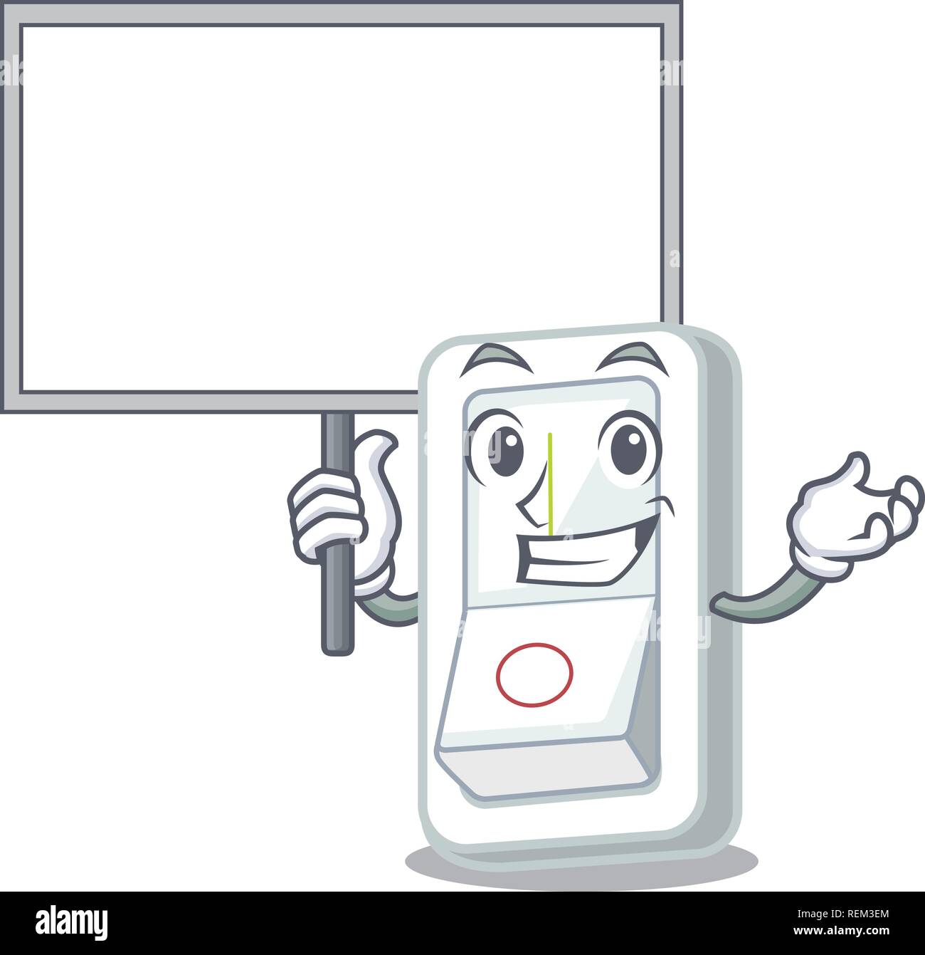 Bring board light switch in the cartoon shape Stock Vector Image & Art ...