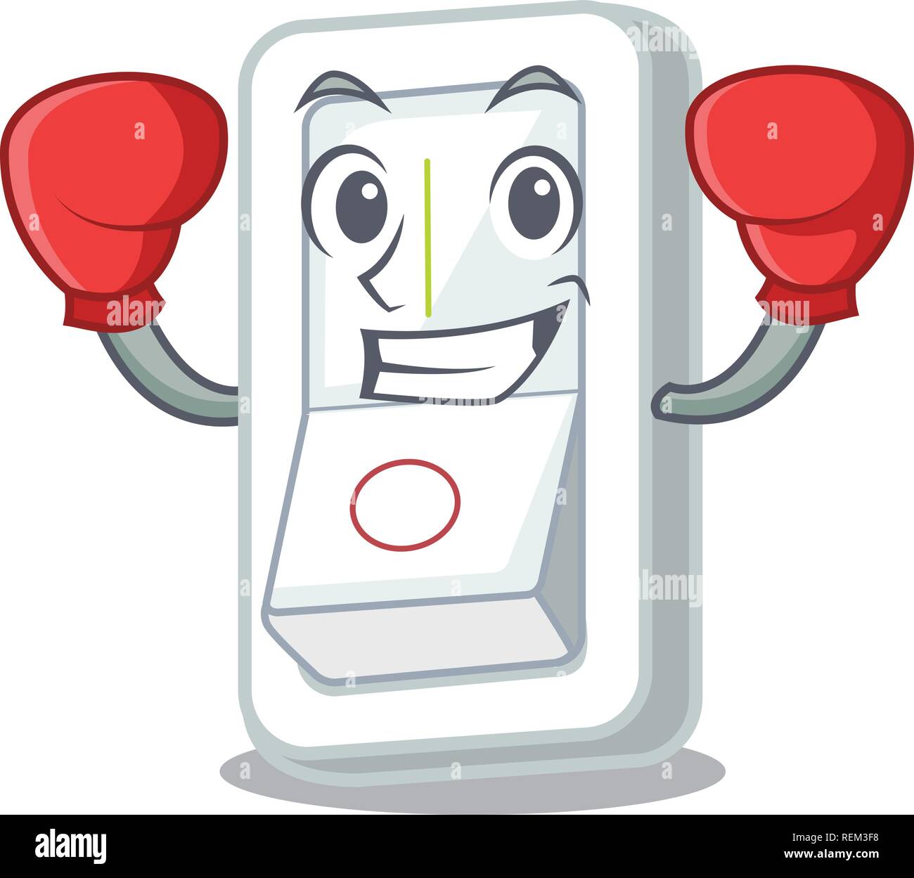 Boxing light switch in the cartoon shape Stock Vector Image & Art - Alamy