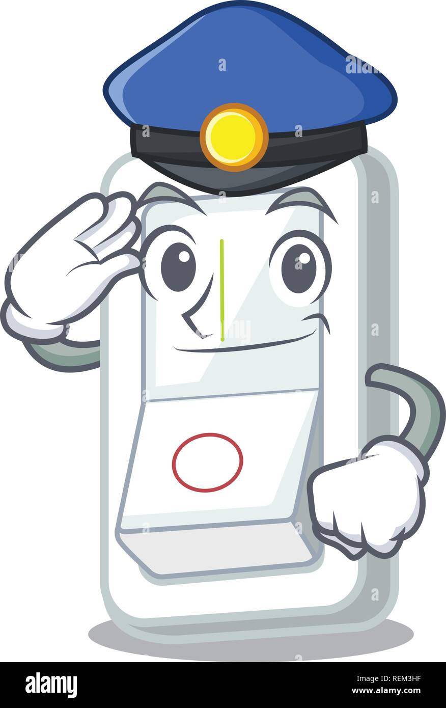 Police light switch in the cartoon shape Stock Vector Image & Art - Alamy