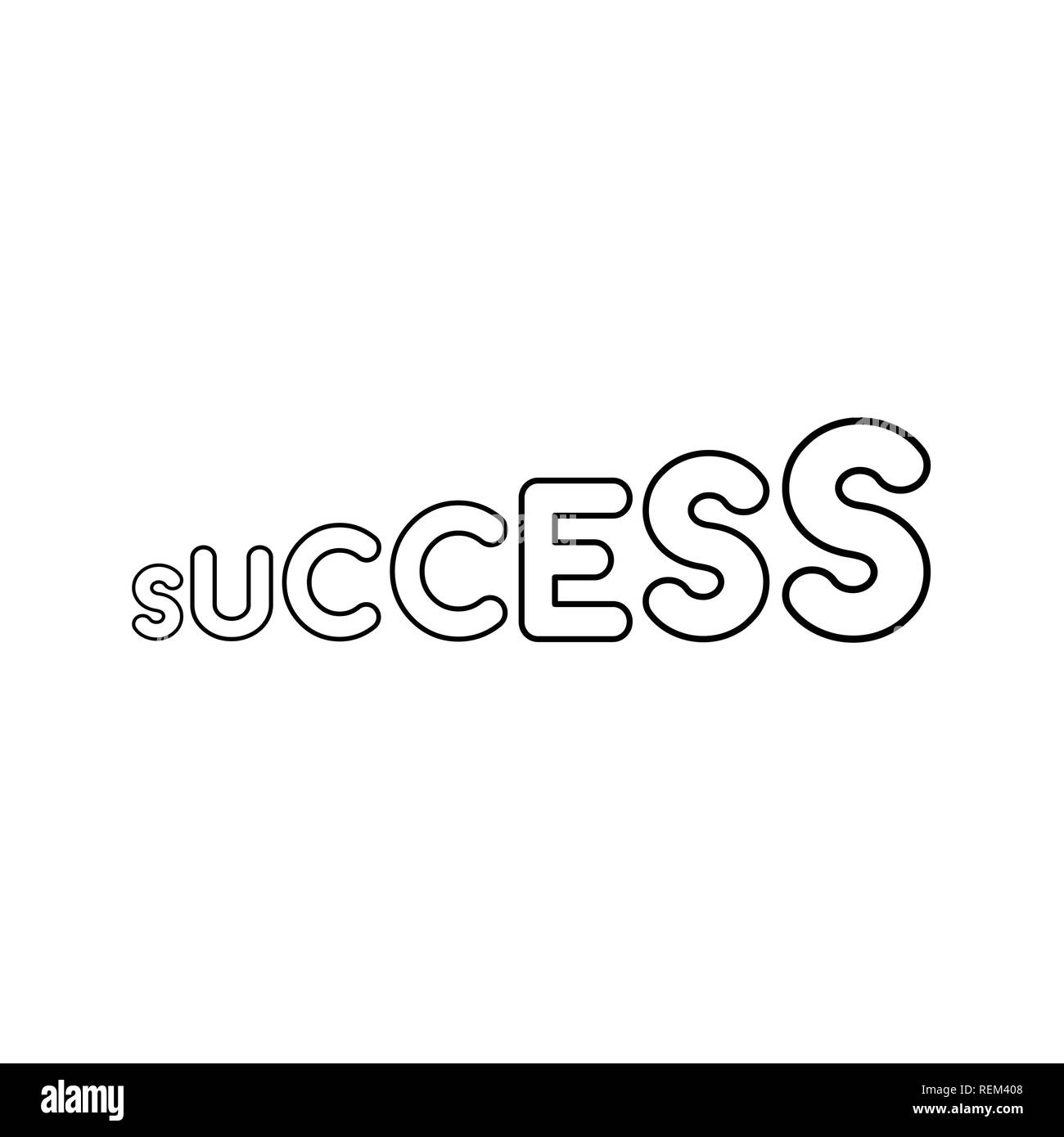 Flat design style vector illustration concept of letter stairs symbol ...