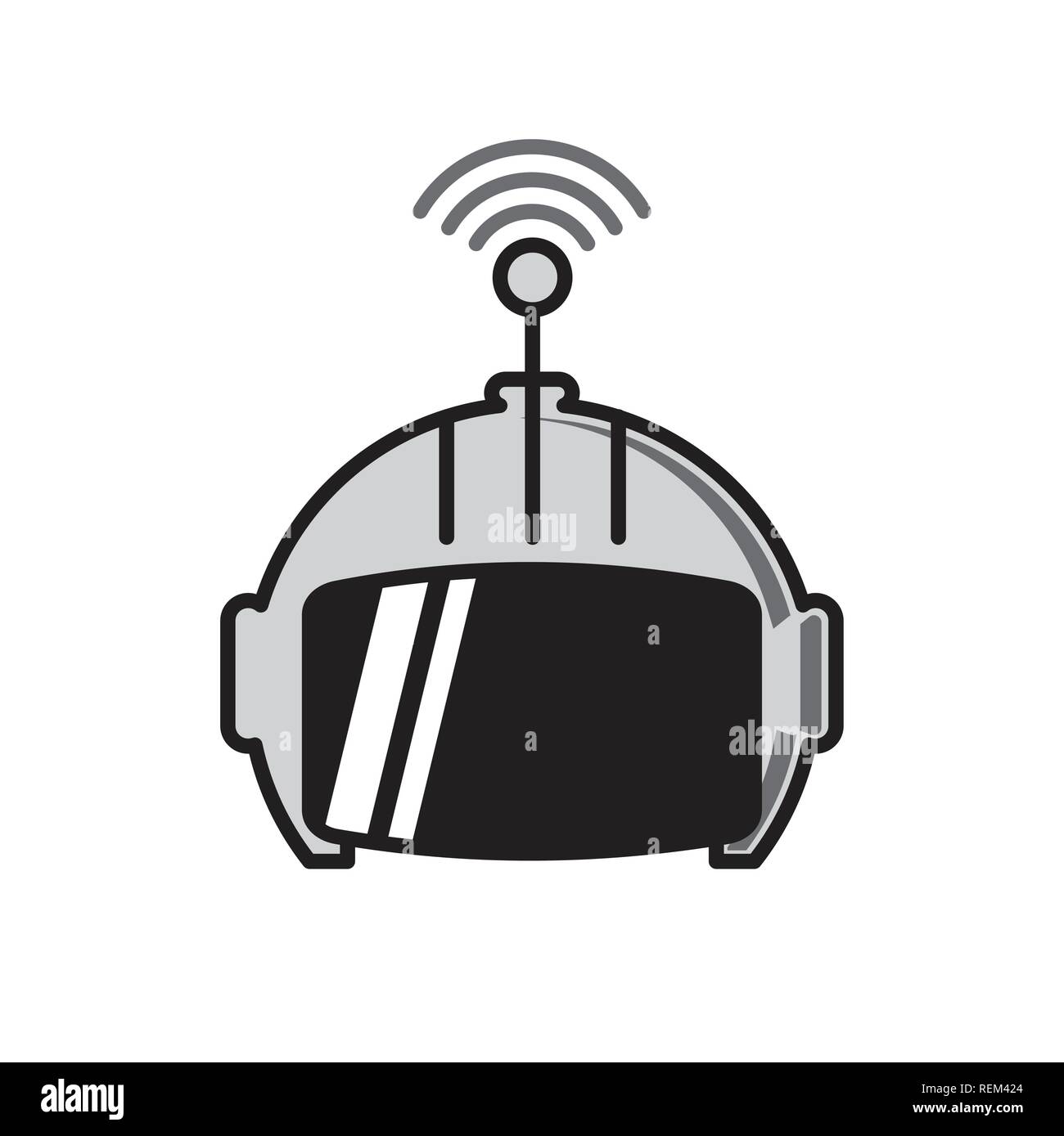 Bot icon on white background for graphic and web design, Modern simple ...