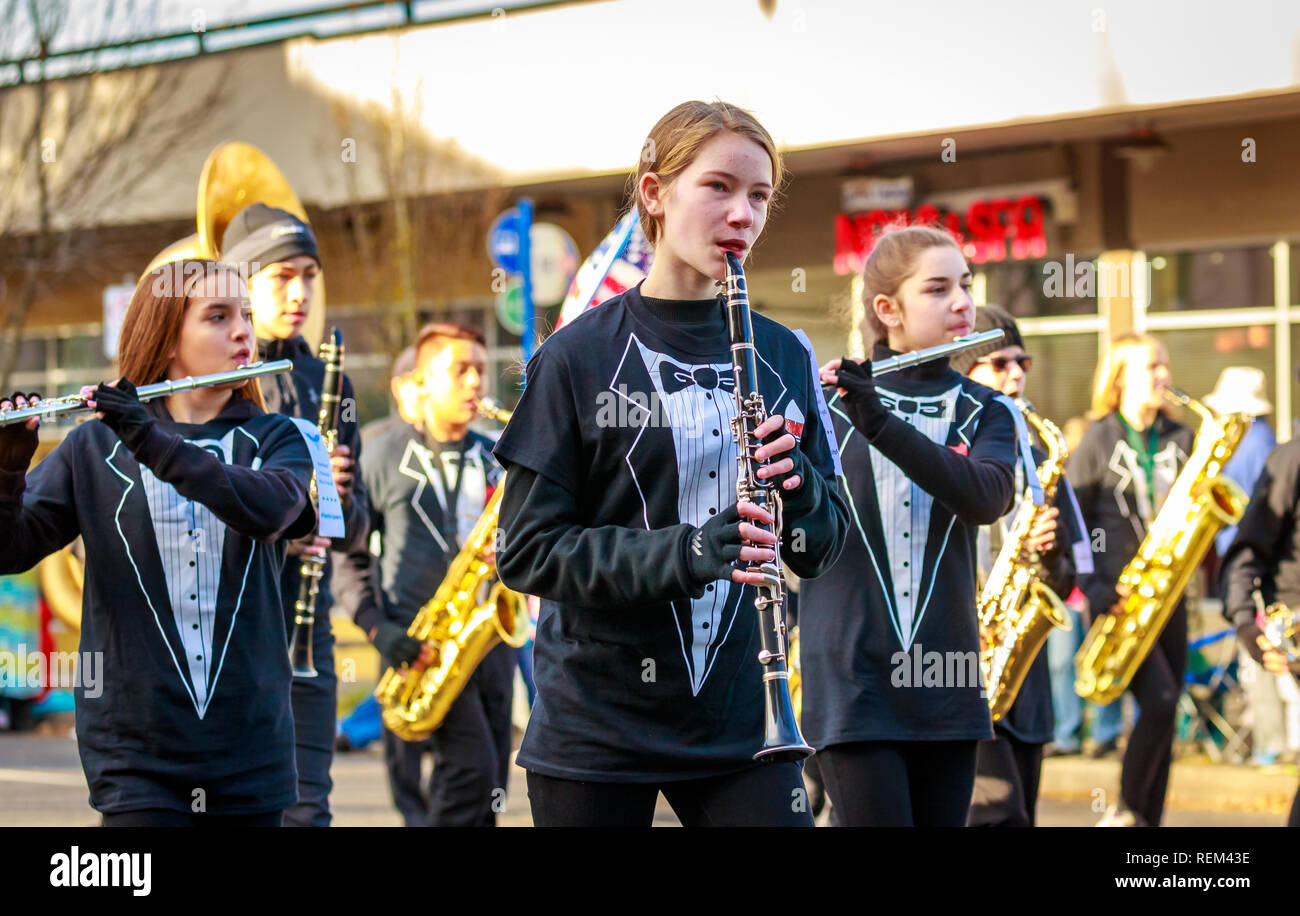 Portland, Oregon, USA - November 12, 2018: Beaumont Middle School ...