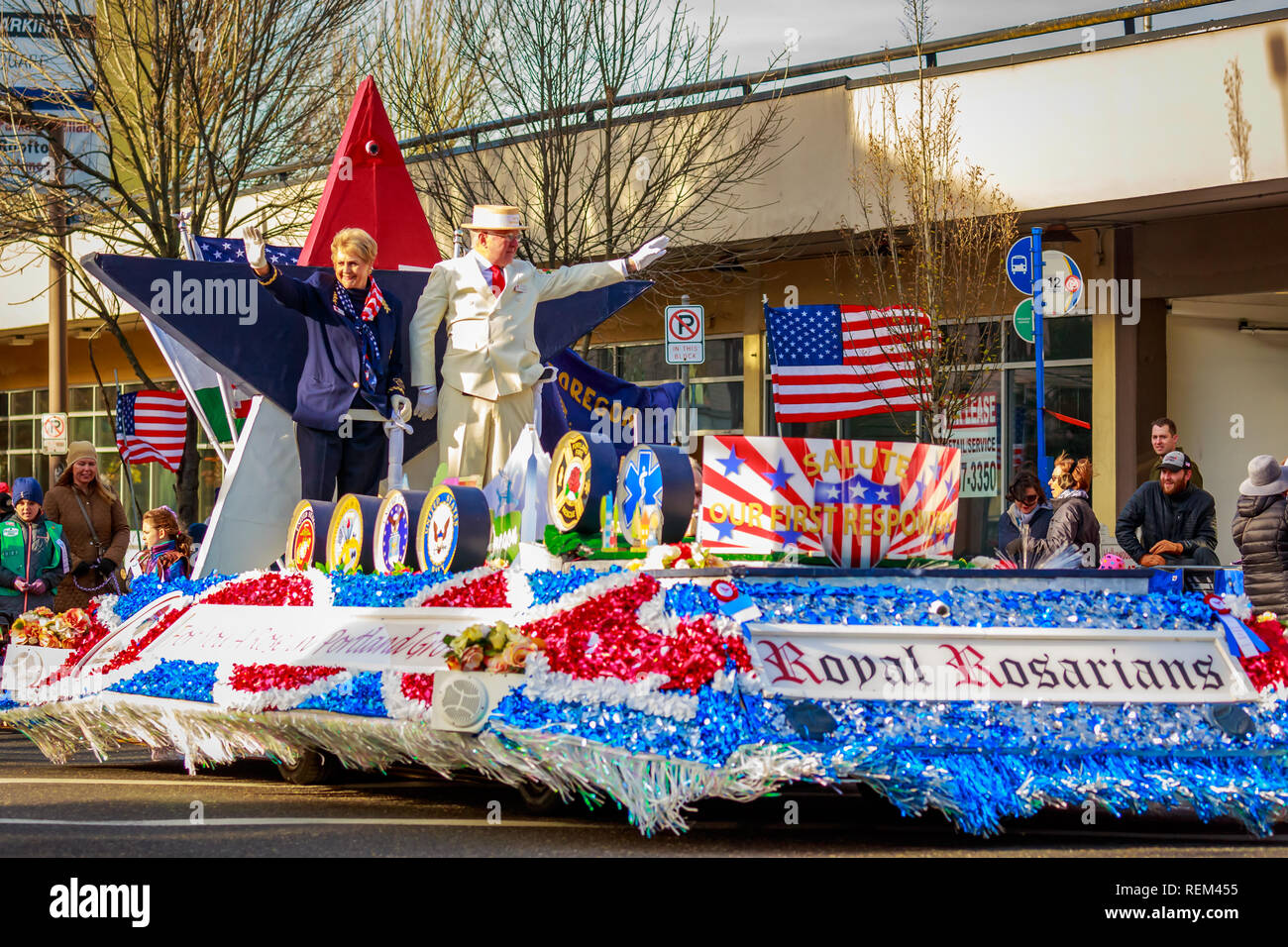 Portland, Oregon, USA - November 12, 2018: The annual Ross Hollywood ...