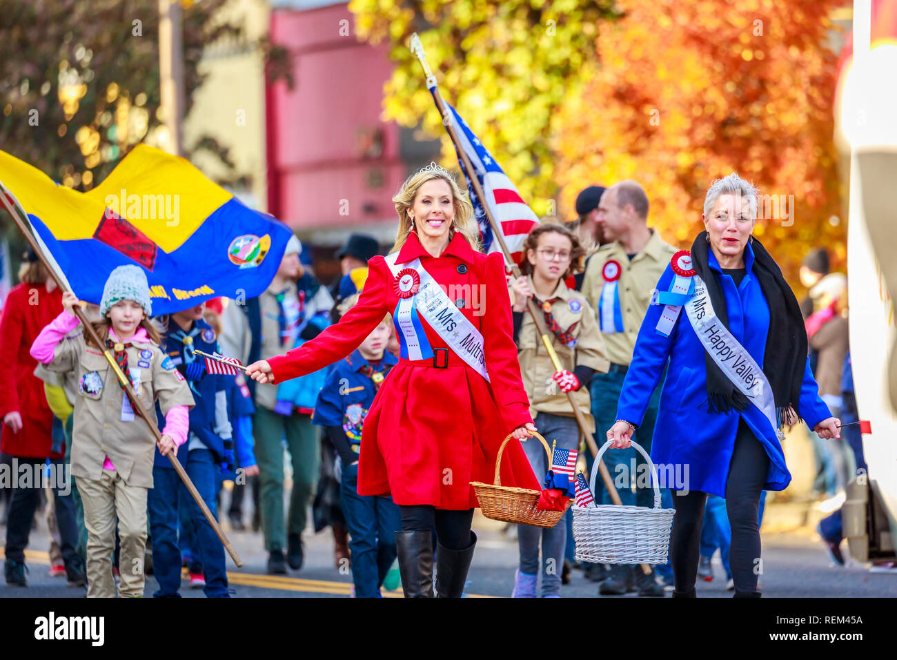 Portland, Oregon, USA - November 12, 2018: The annual Ross Hollywood ...