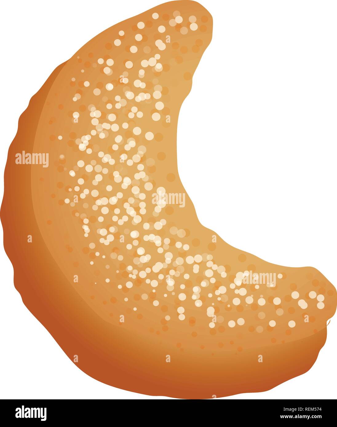 Moon biscuit icon. Cartoon of moon biscuit vector icon for web design ...