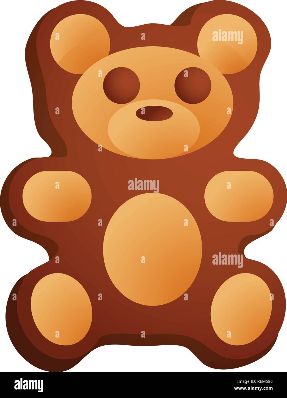 Bear cookie icon. Cartoon of bear cookie vector icon for web design ...