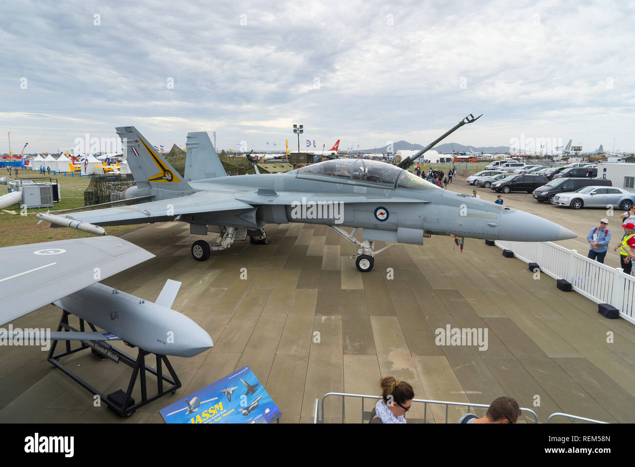 Avalon, Melbourne, Australia - Military fighter jet Stock Photo - Alamy