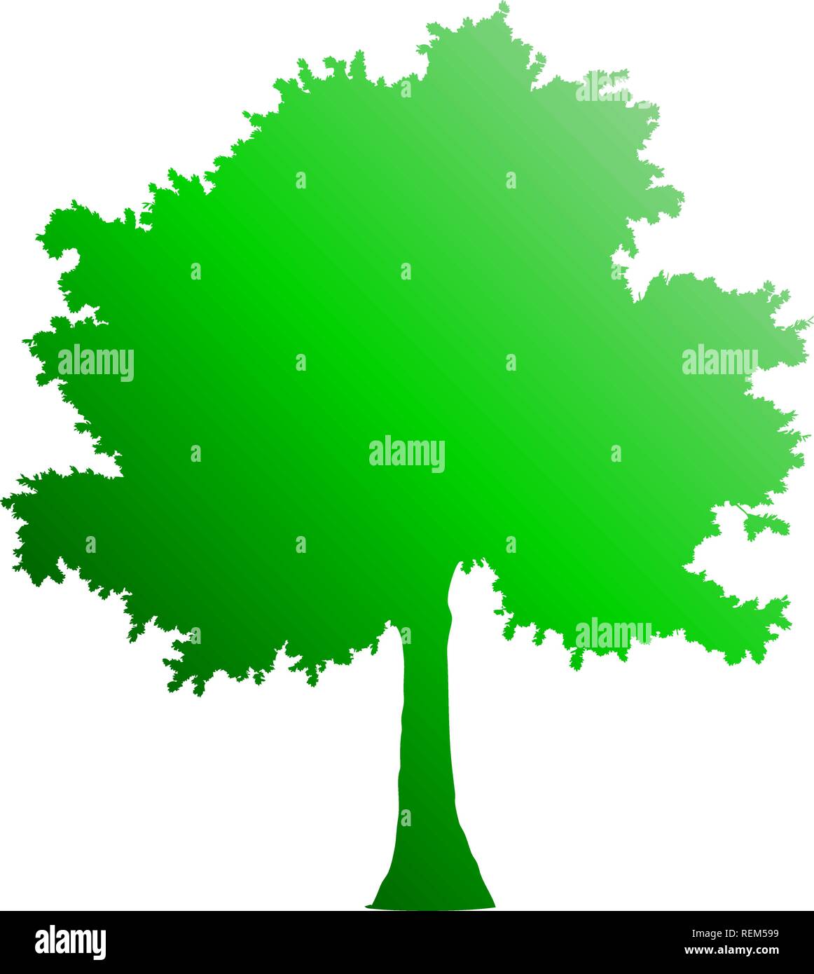 Treetop contour Stock Vector Images - Alamy