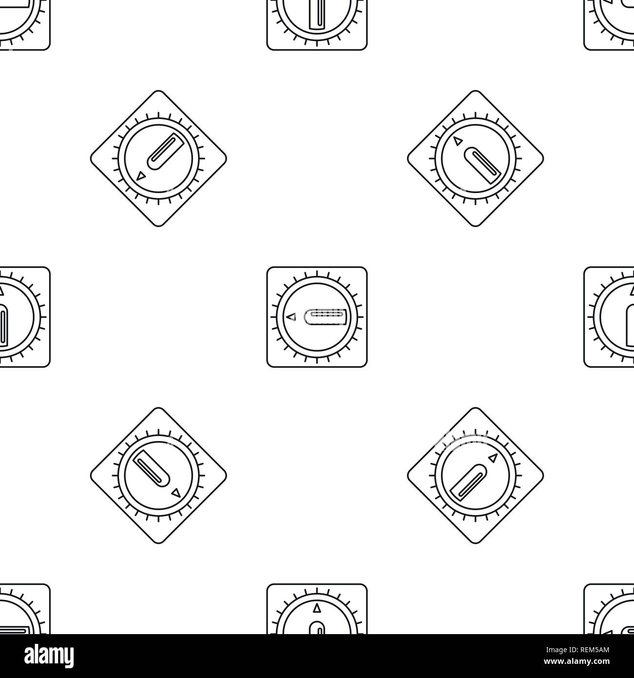 Timer clock icon. Outline illustration of timer clock vector icon for ...