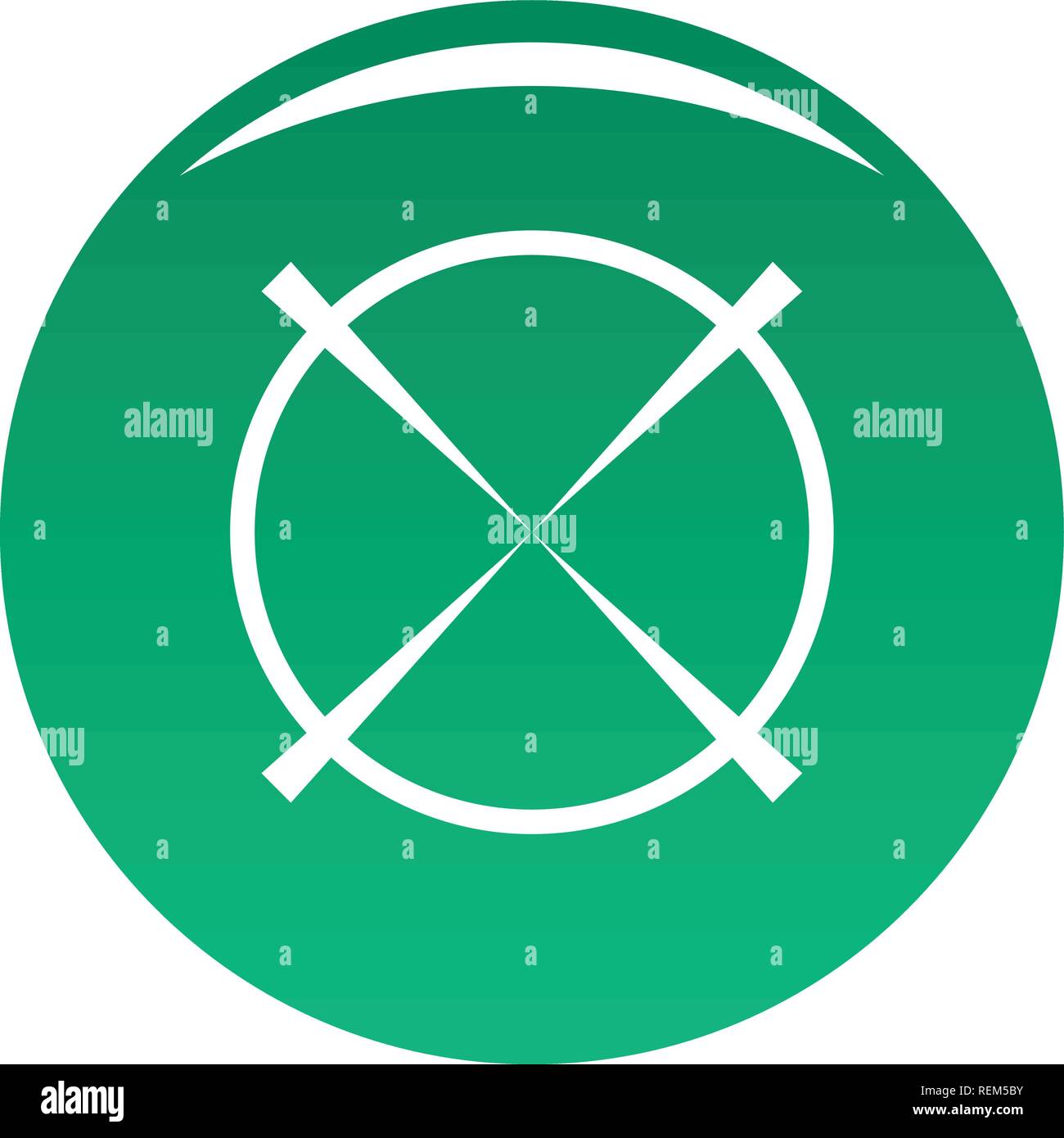Military radar icon. Simple illustration of military radar vector icon ...