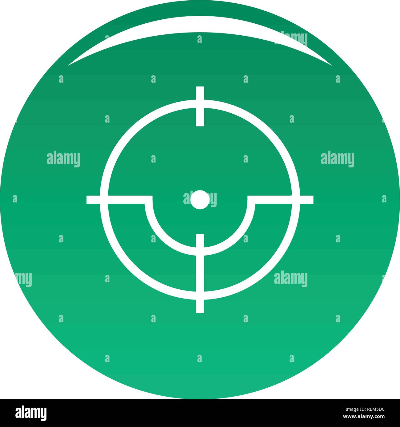 Sniper icon. Simple illustration of sniper vector icon for any design ...