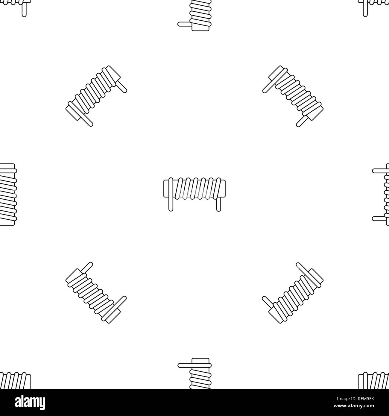 Solenoid background Stock Vector Images - Alamy