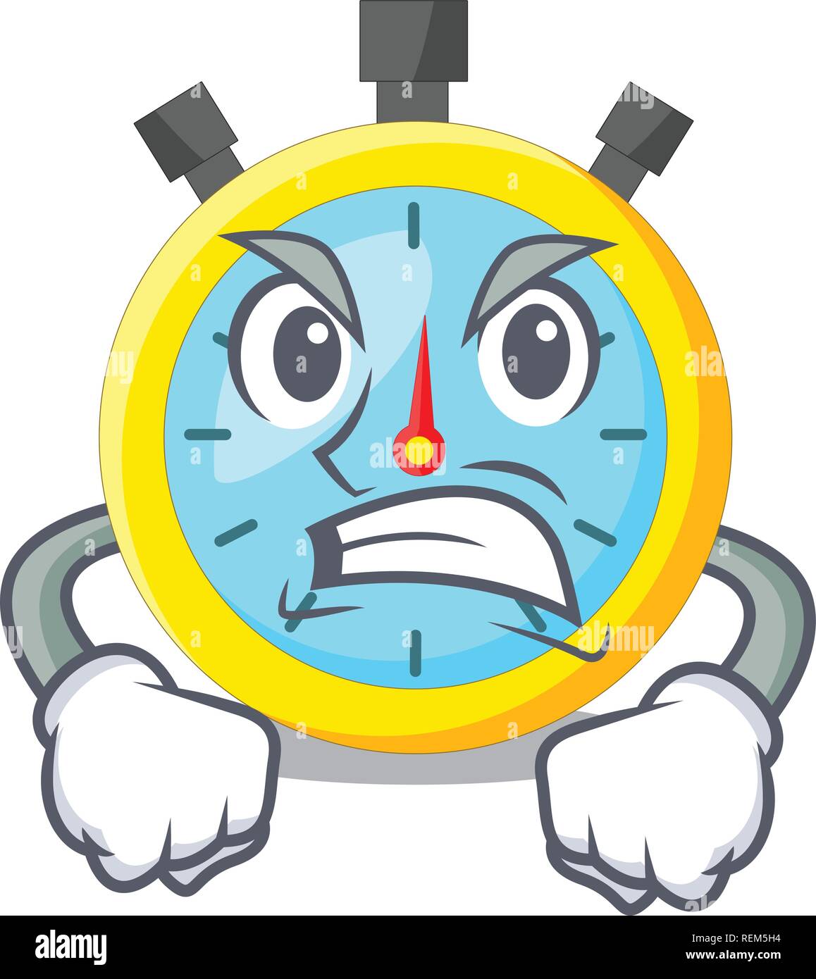 Growled clock Stock Vector Images - Alamy