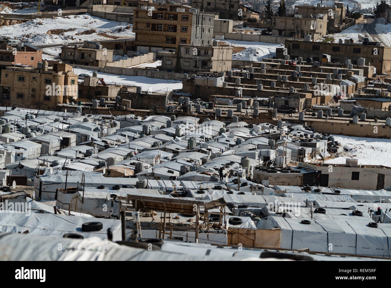 Syria refugees camp lebanon hi-res stock photography and images - Alamy