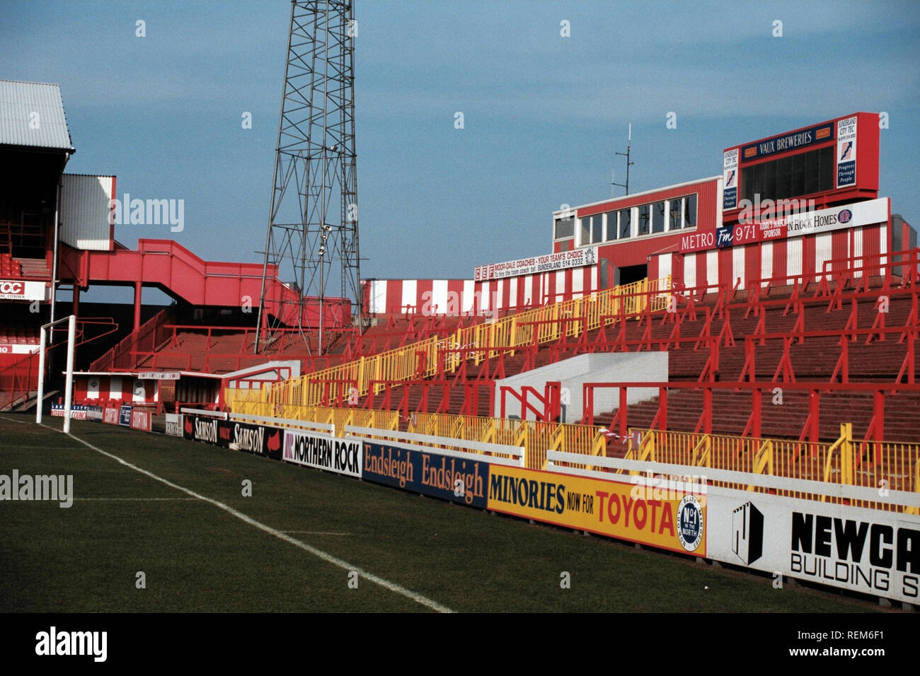 General view of Sunderland AFC Football Ground, Roker Park, Sunderland ...