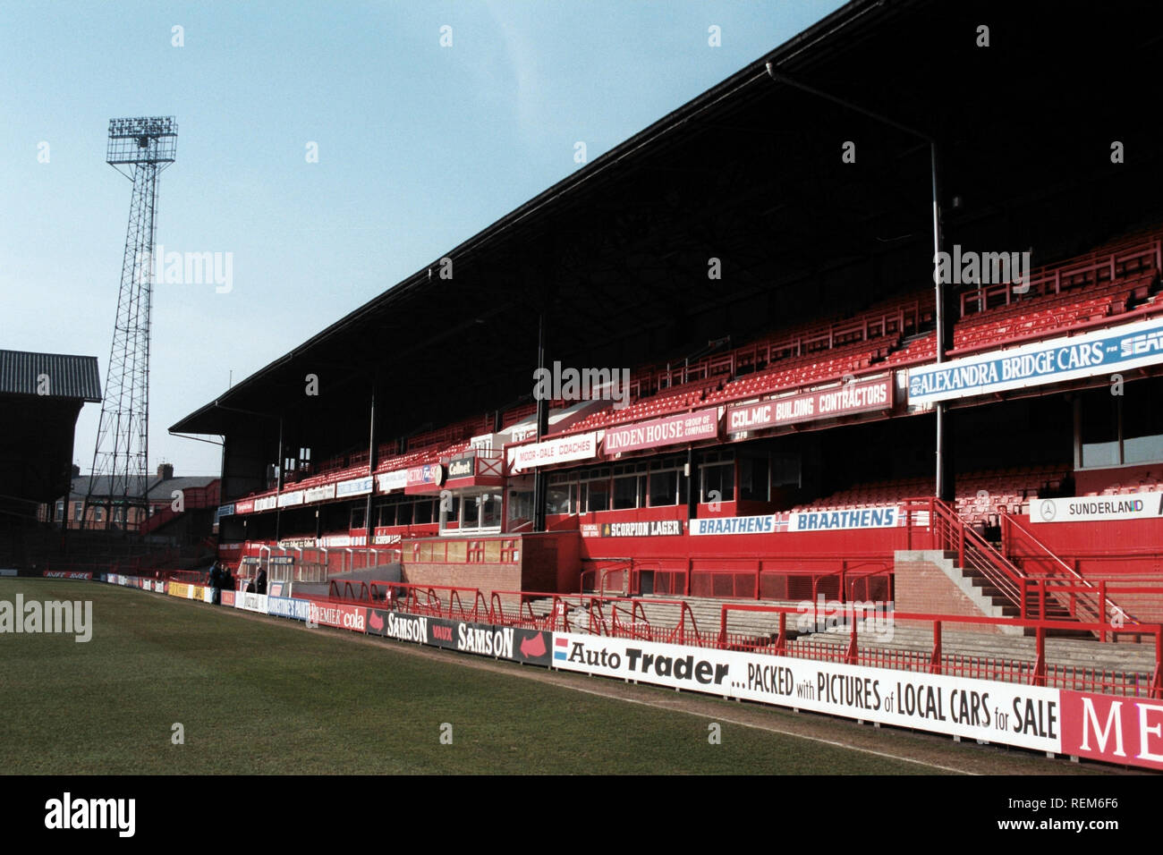 General view of Sunderland AFC Football Ground, Roker Park, Sunderland ...