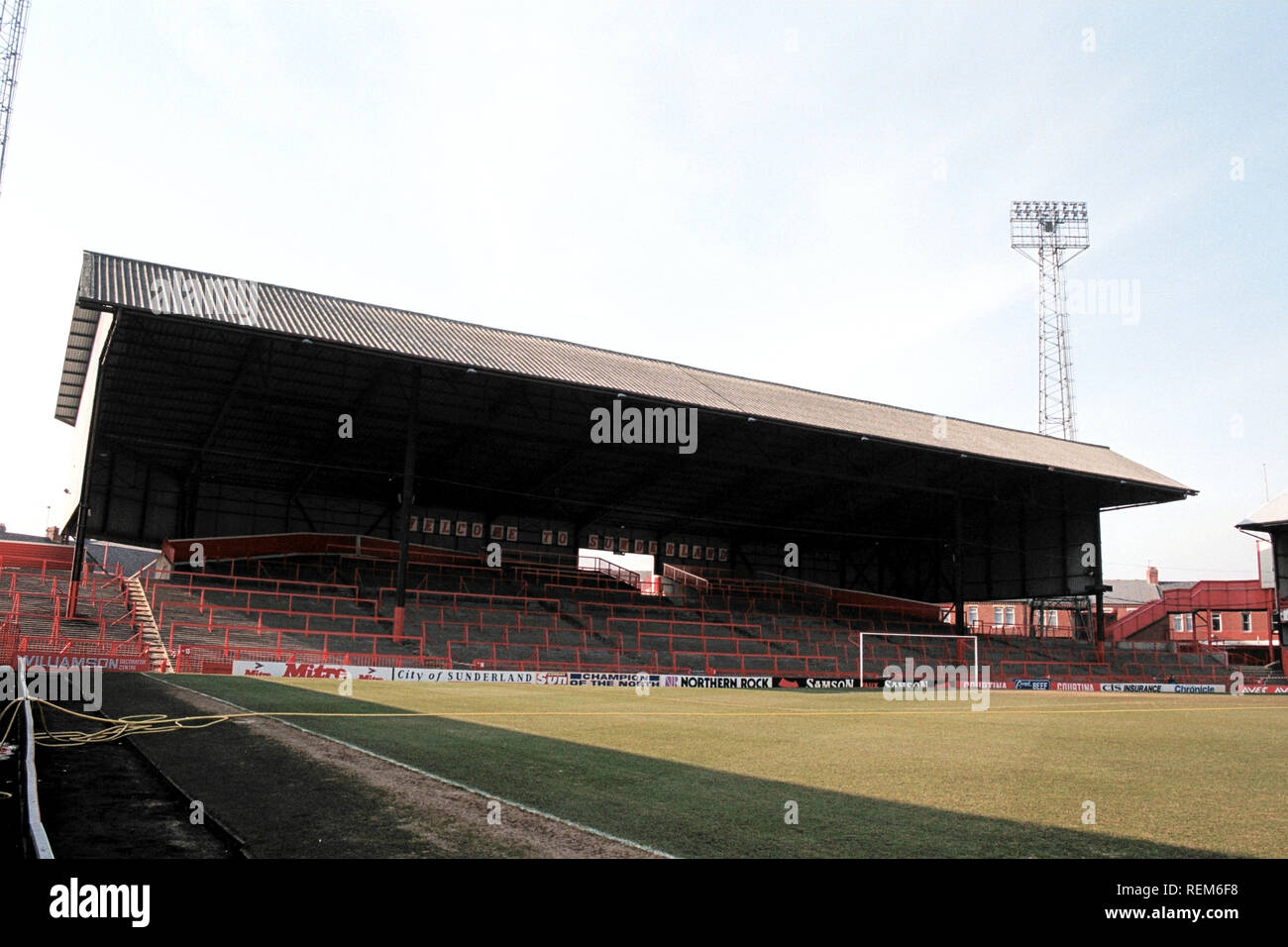 General view of Sunderland AFC Football Ground, Roker Park, Sunderland ...