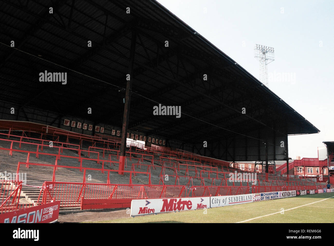 General view of Sunderland AFC Football Ground, Roker Park, Sunderland ...