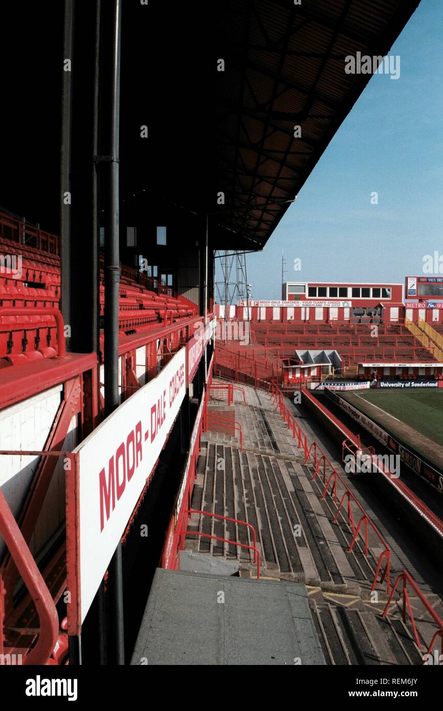 General view of Sunderland AFC Football Ground, Roker Park, Sunderland ...