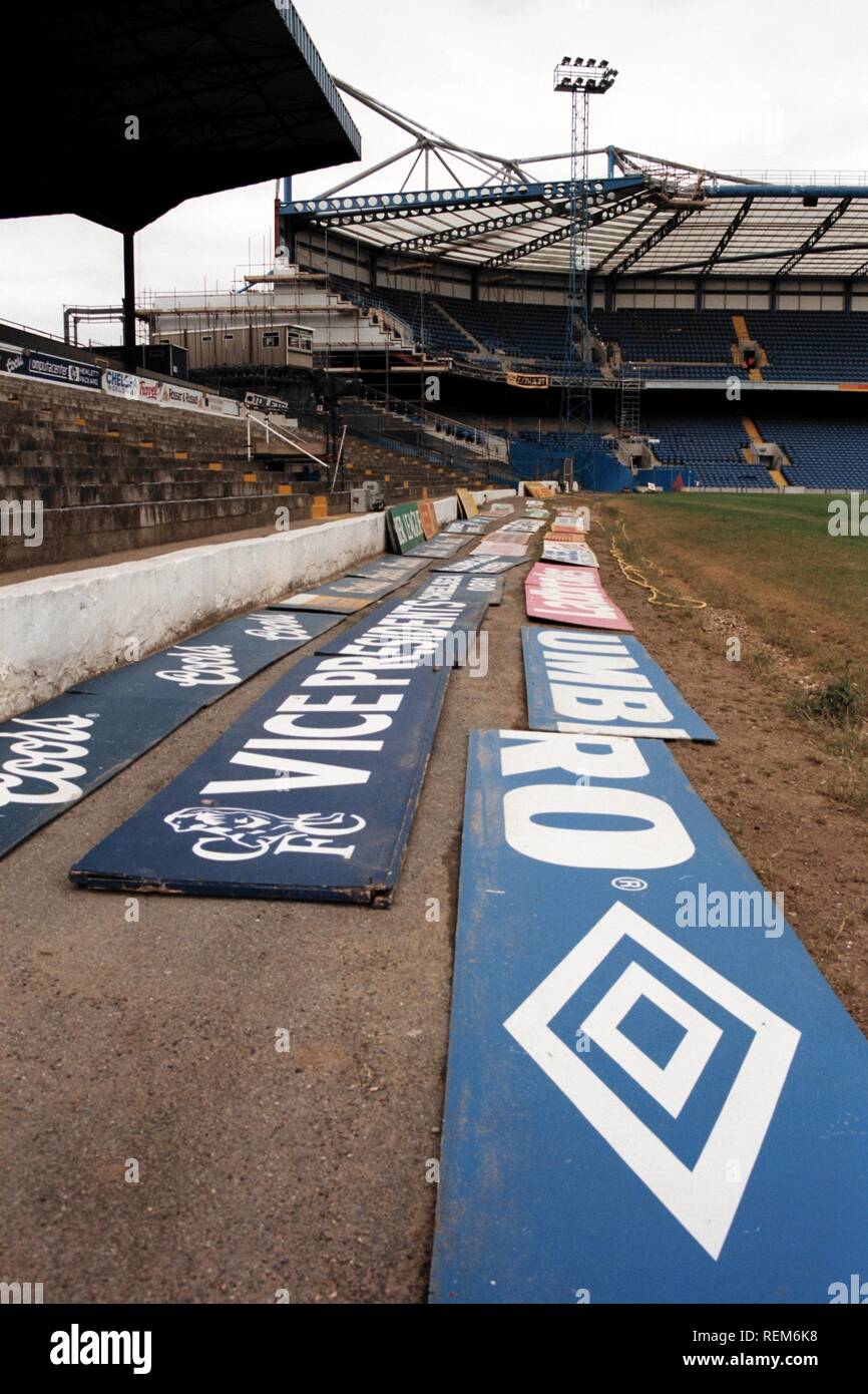 General view of Chelsea FC Football Ground, Stamford Bridge, London ...