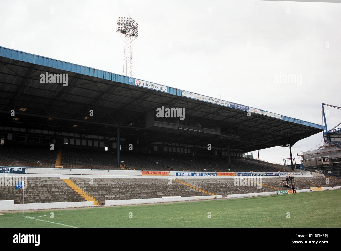 General view of Chelsea FC Football Ground, Stamford Bridge, London ...