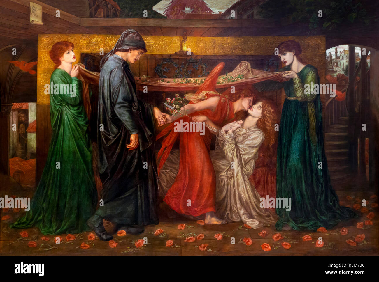 Dante's Dream, Dante Gabriel Rossetti, 1870-1881 Stock Photo - Alamy