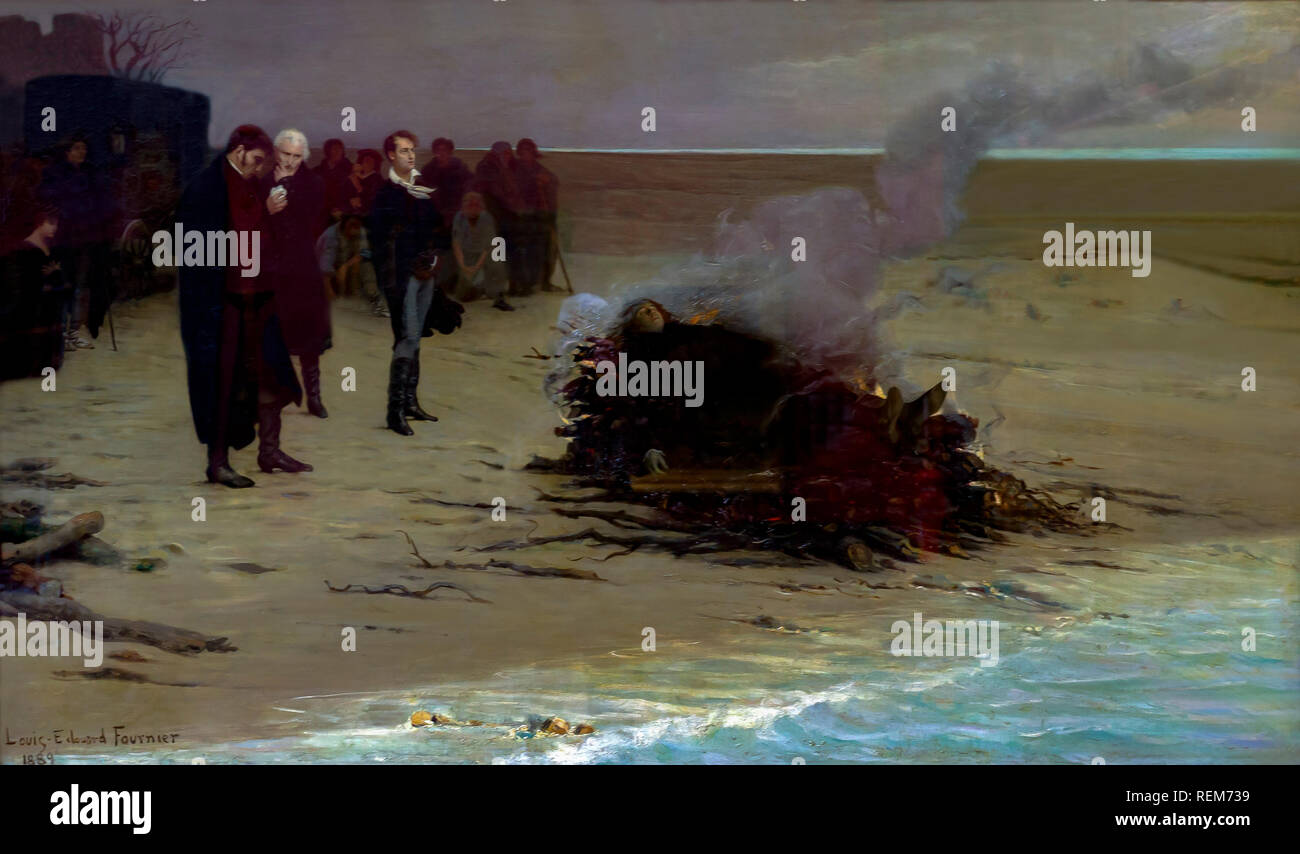 Percy bysshe shelley funeral hi-res stock photography and images - Alamy