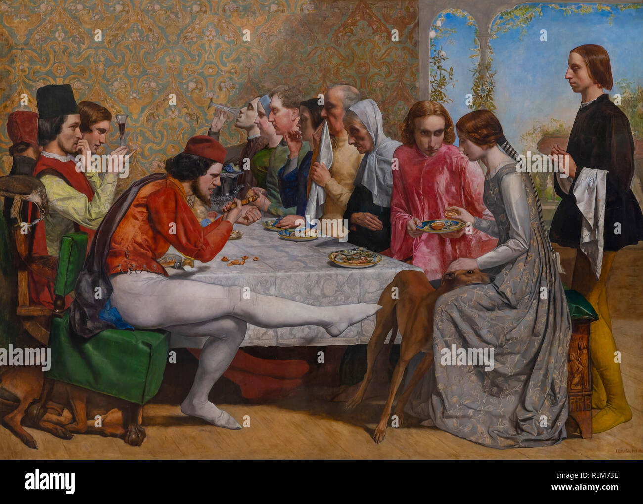 Isabella, John Everett Millais, 1848-1849 Stock Photo - Alamy