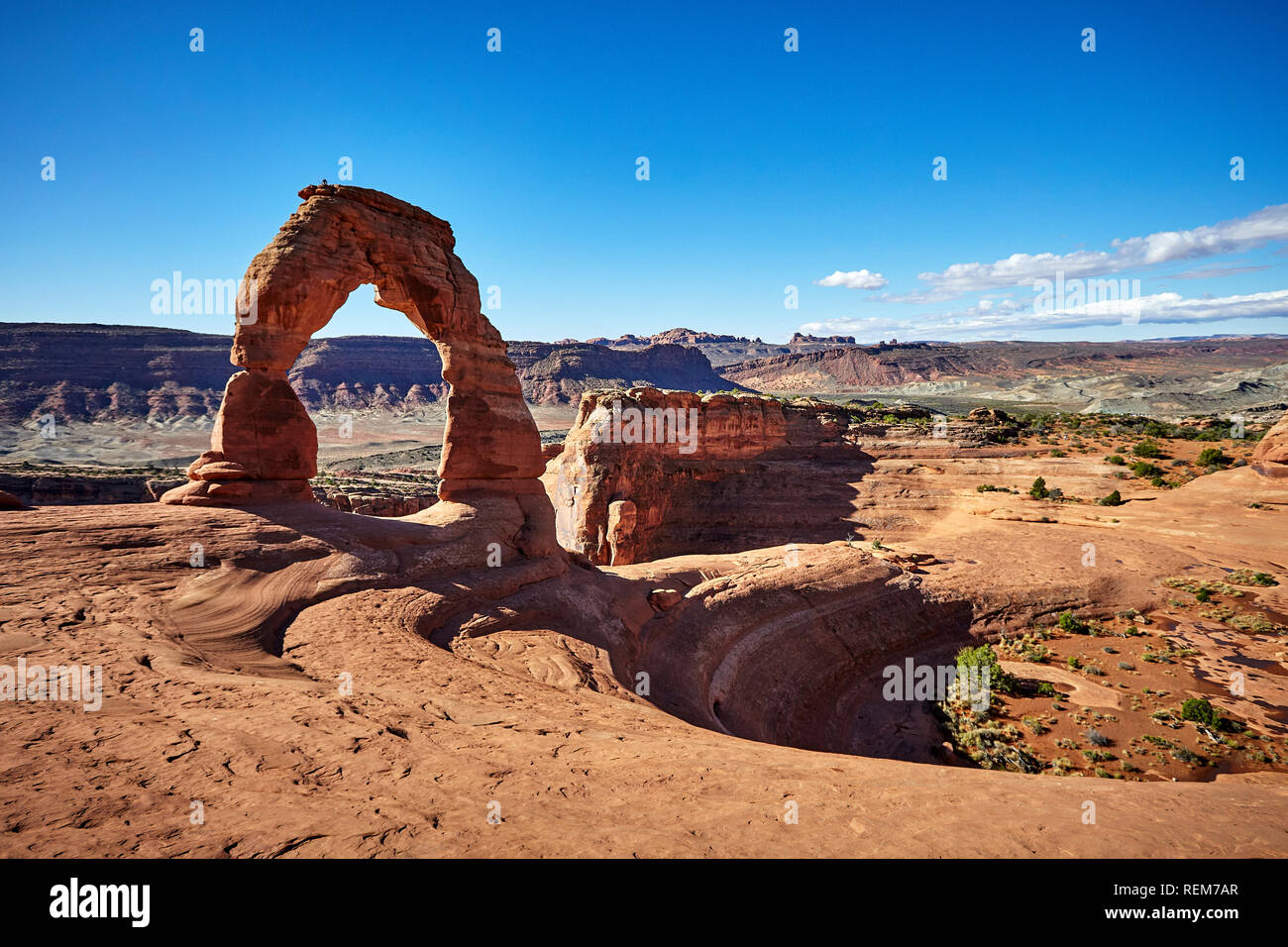 Delicate Arch in Arches National Park, nr Moab, Utah, USA Stock Photo ...