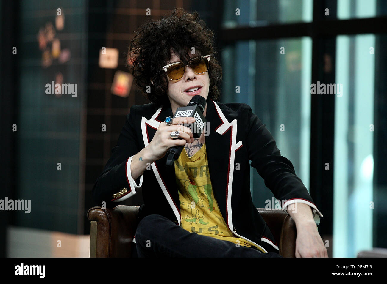 New York, USA. 31 Oct, 2018. Laura Pergolizzi (LP) visits The Wednesday ...