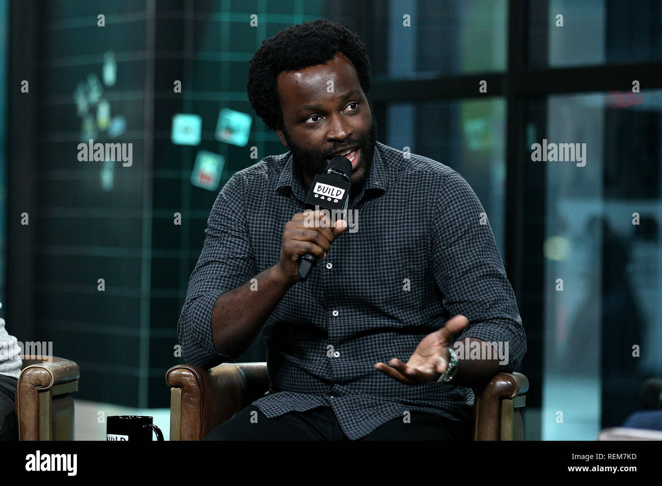 New York, USA. 31 Oct, 2018. Faraday Okoro visits The Wednesday, Oct 31 ...