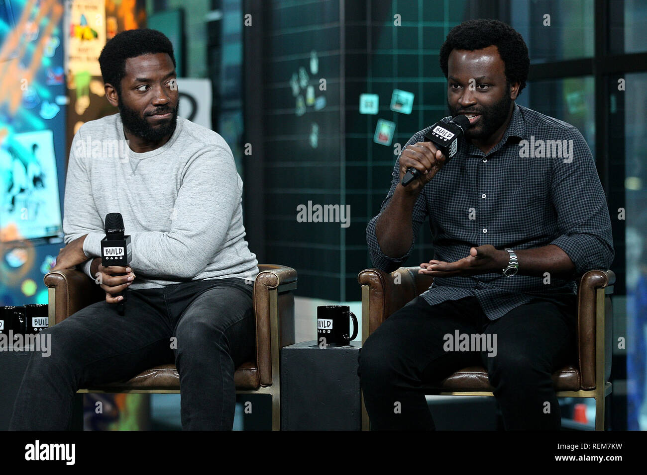 New York, USA. 31 Oct, 2018. Chinaza Uche, Faraday Okoro visits The ...