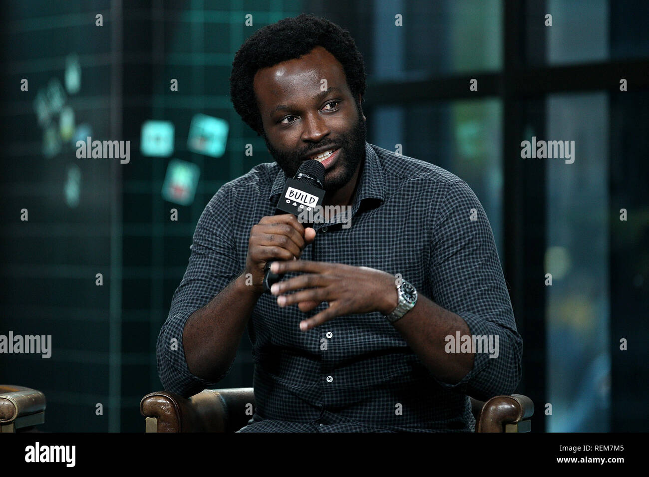 New York, USA. 31 Oct, 2018. Faraday Okoro visits The Wednesday, Oct 31 ...