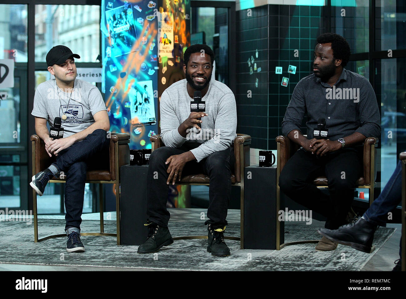 New York, USA. 31 Oct, 2018. Oscar Hernandez, Chinaza Uche, Faraday ...